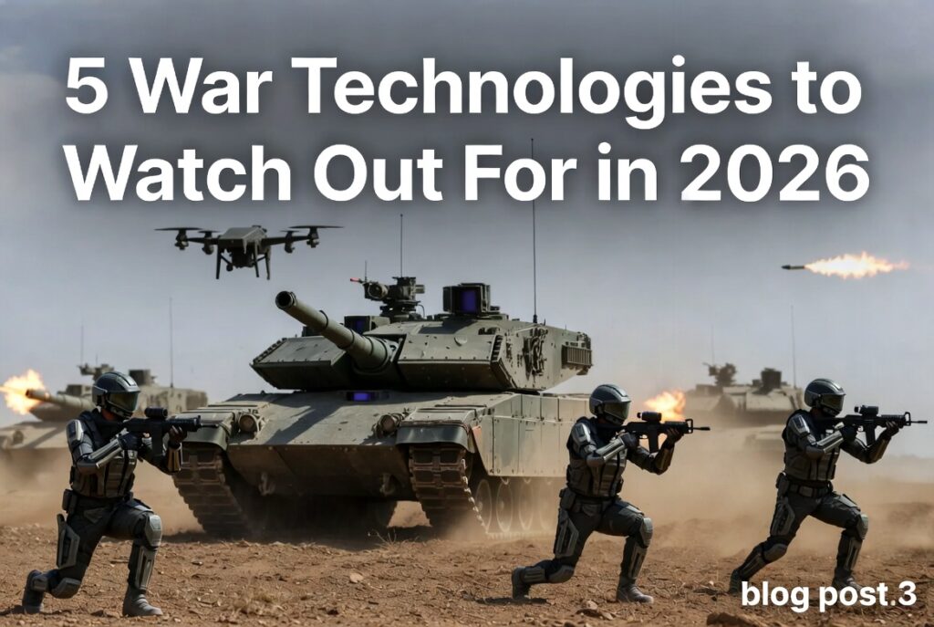 5 War Technologies to Watch Out For in 2026